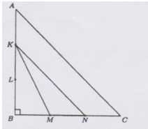 Pada segitiga siku-siku sama kaki ABC sisi AB dan ...