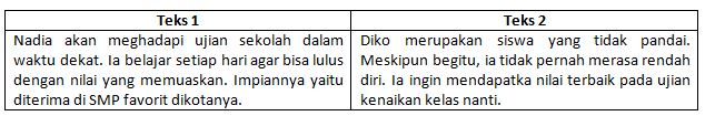 Bacalah kedua teks berikut! Persamaan kedua ... Bacalah kedua teks berikut! Persamaan kedua ...