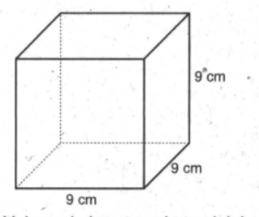 Perhatikan gambar berikut Volume kubus terse...